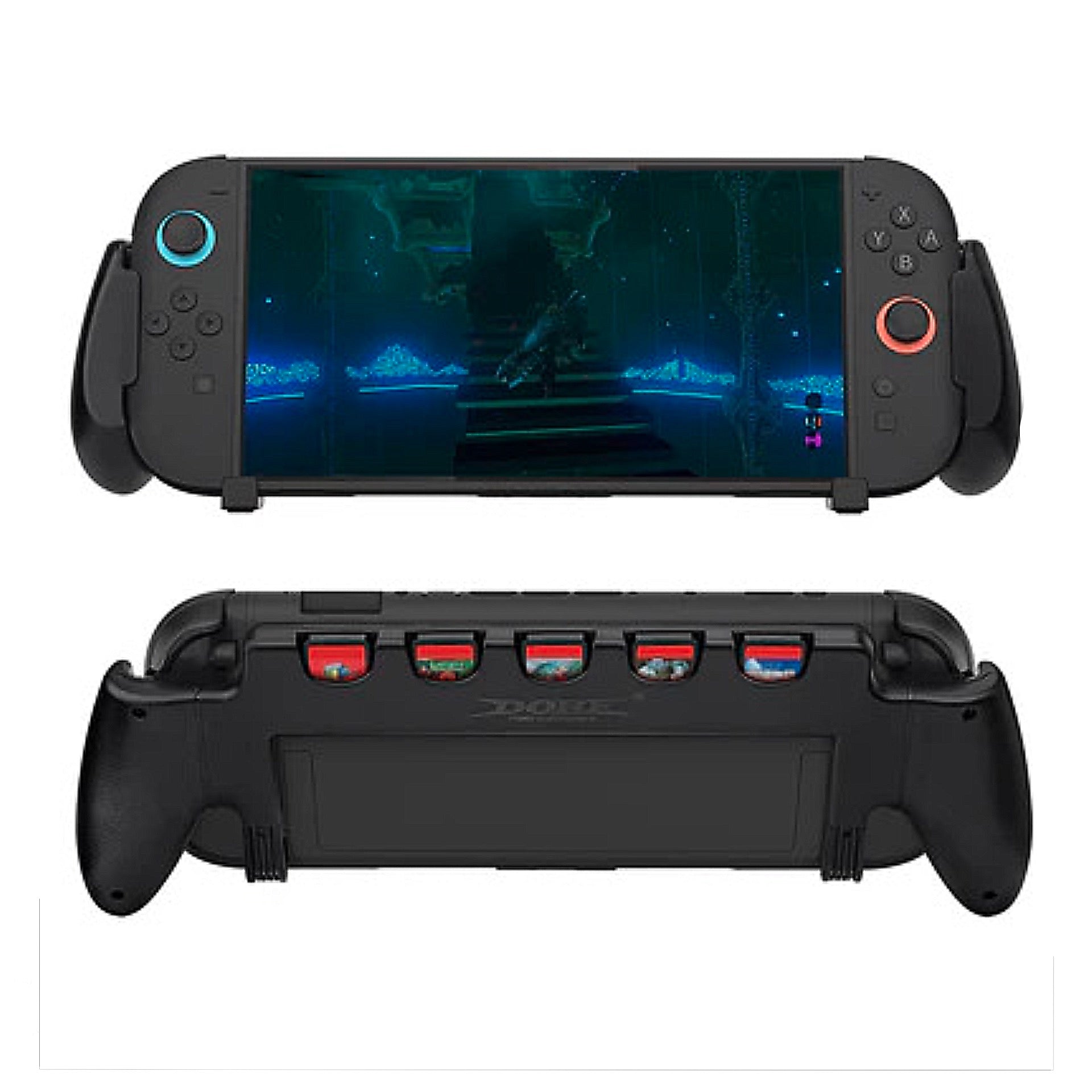 DOBE Console Grip with Game Cards Storage for Nintendo Switch 2 - Blac ...